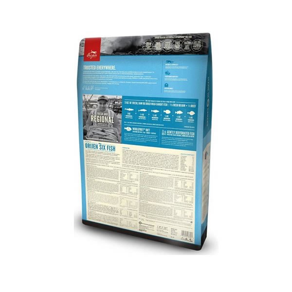 Orijen six Fish - Et lækkert hundefoder med kød fra heel 6 forskellige fisk